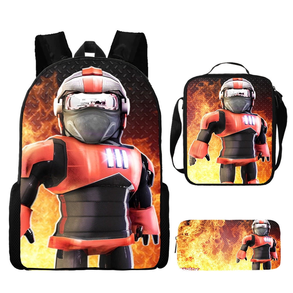 Roblox schoolbag three-piece Roblox game Cartoon primary and secondary ...