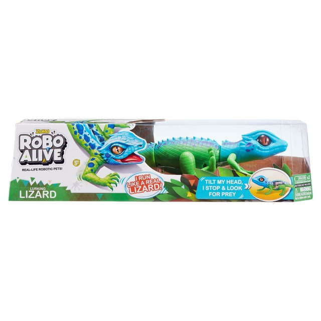 Robo Alive Indo-Chinese Lurking Lizard Battery-Powered Robotic Toy by ...