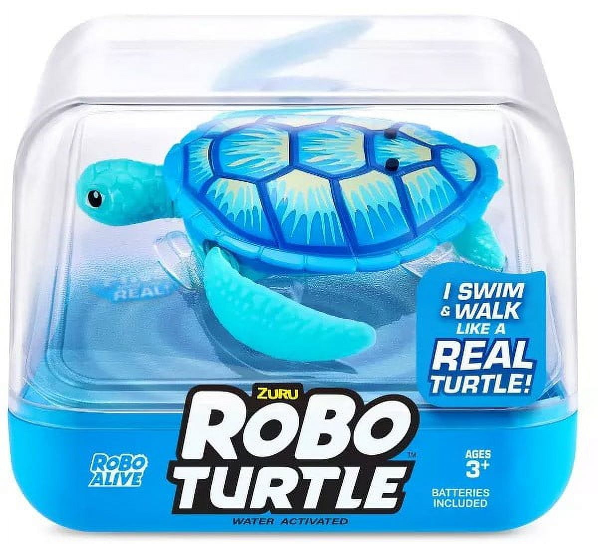 ZURU Robo Turtle Blue - Interactive Robotic Toy for Kids, Electronic ...