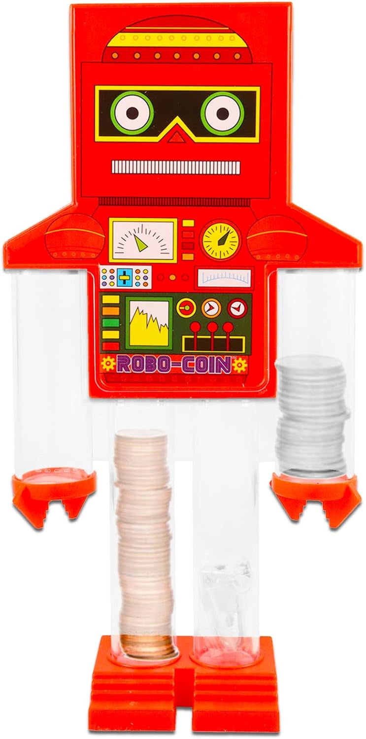 Robo-Coin Sorting Bank - PLASTIC MECHANICAL COIN SORTING BANK - Walmart.com