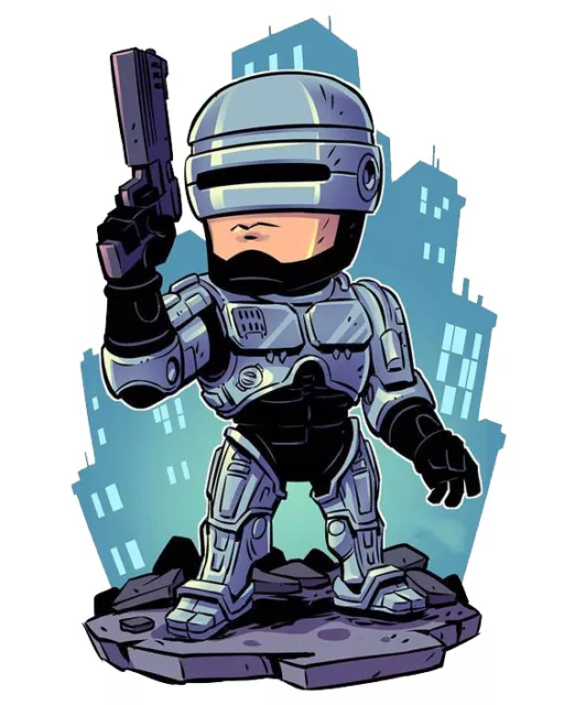 Robo Cop City Stickers Phone Decal Water Bottle Stickers Car Decals ...