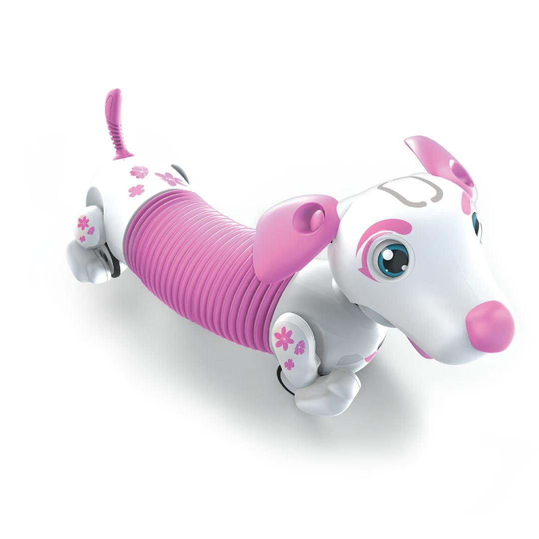 Robo Dash D Pink - Robotic Puppy Toy Dog Gesture & Direct Control Touch ...
