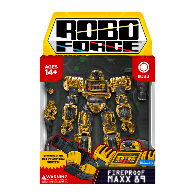Robo Force Wave 1 -Fireproof Maxx89-Walmart Exclusive - Walmart.com