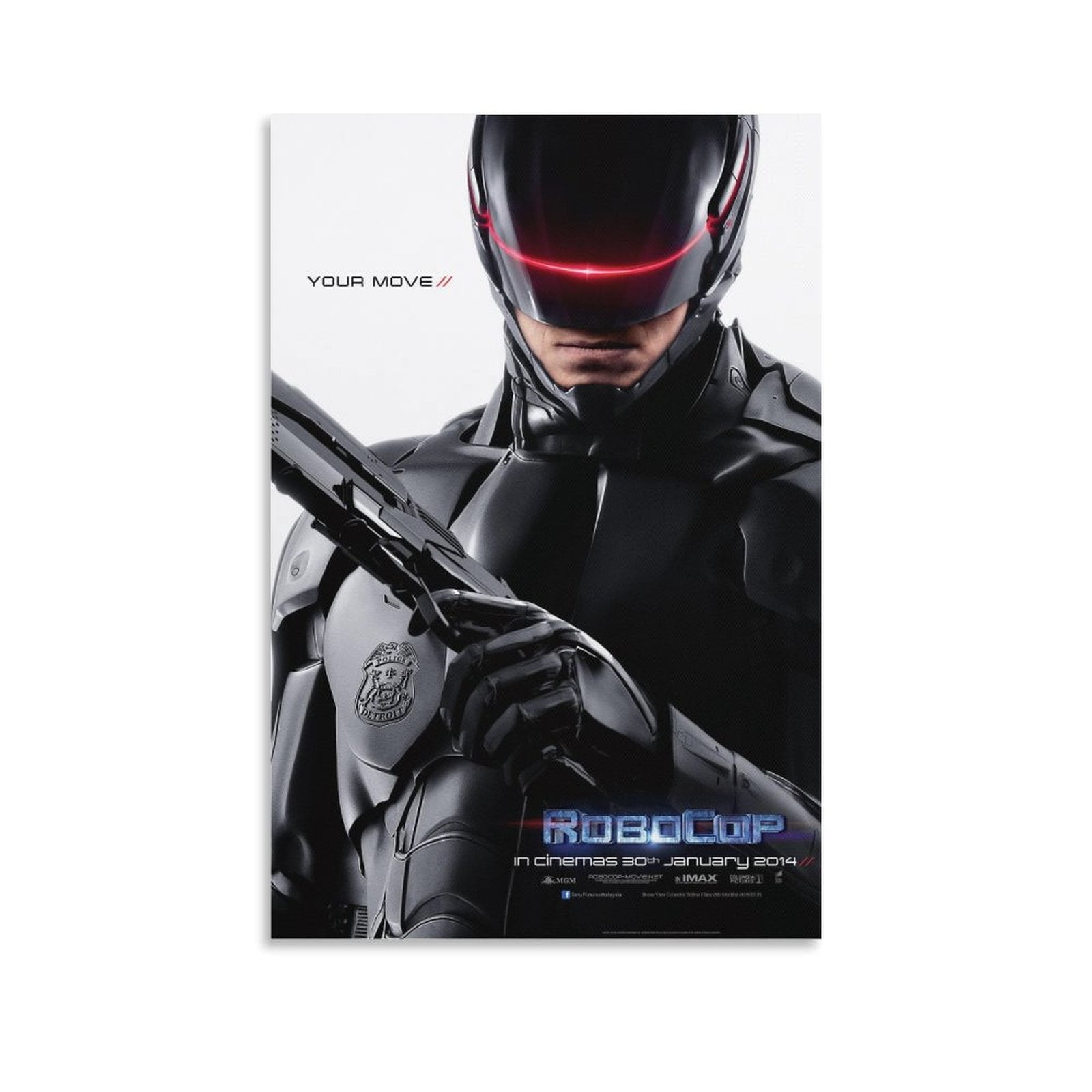 RoboCop Classic Movie Poster Poster Cool Artworks Painting Wall Art ...