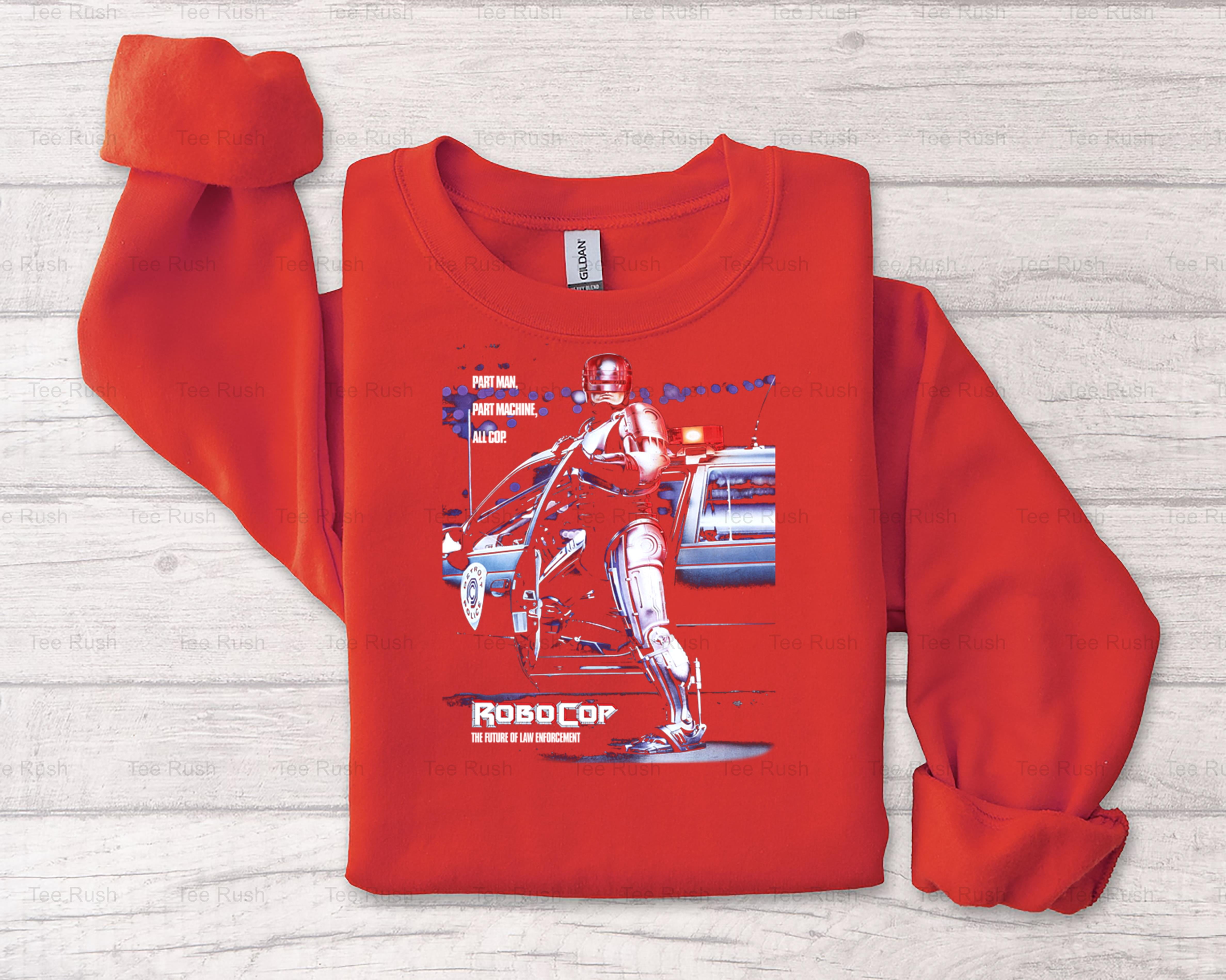 RoboCop Sci Fi Action Movie, Detroit, Alex Murphy, 80s, (1),T-Shirt, SW ...