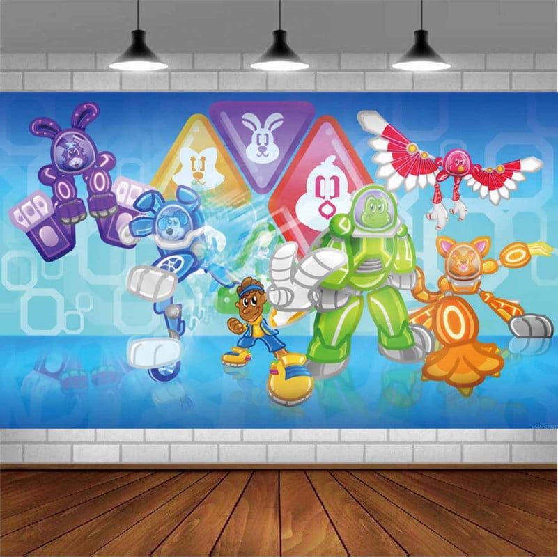RoboGobo Backdrop Banner Party Supplies Poster Movie Theme Background ...