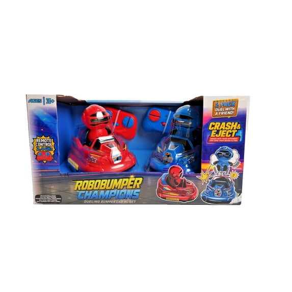 Robobumper Champions Dueling Bumper Car RC Set Crash & Eject - Walmart.com