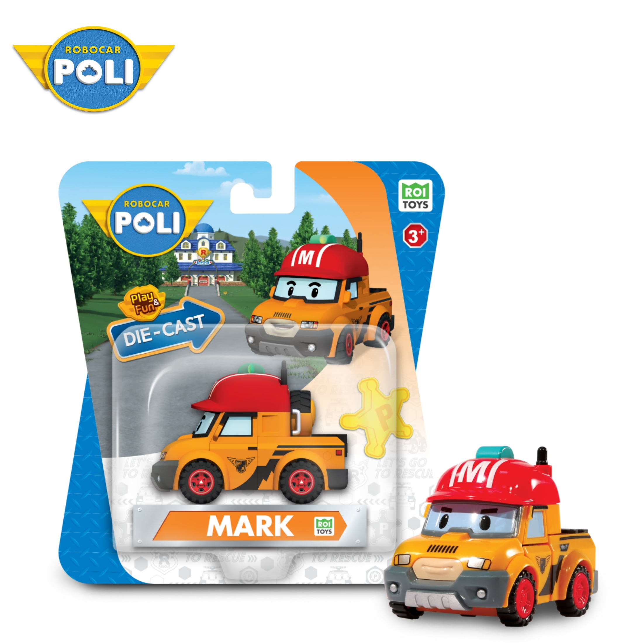 Robocar Poli, Mark Die-Cast Toy Figure Vehicles, Ages 3 and up, Boys ...