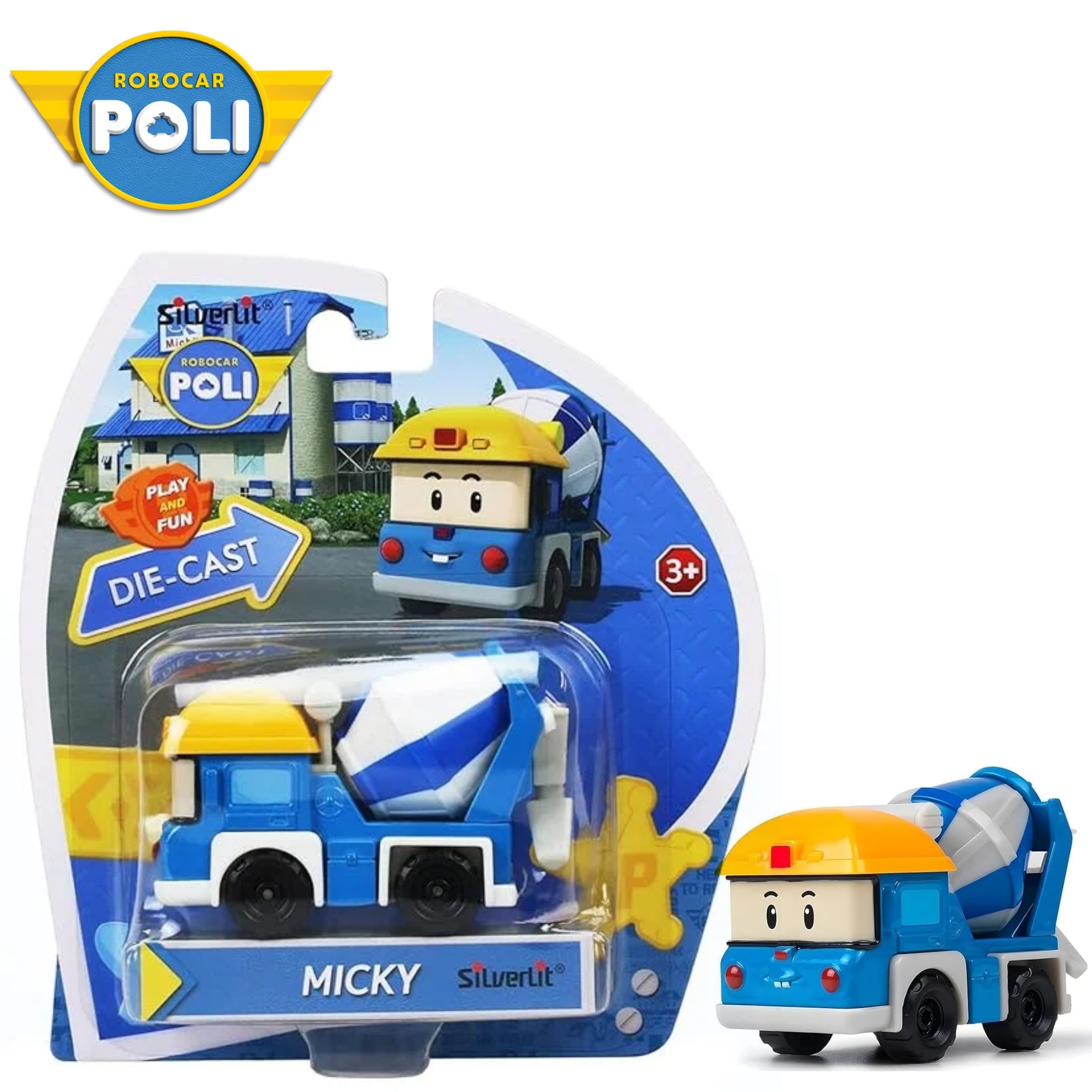 Robocar POLI, Micky Die-Cast Toy Vehicles, Ages 3 and up, Boys & Girls ...