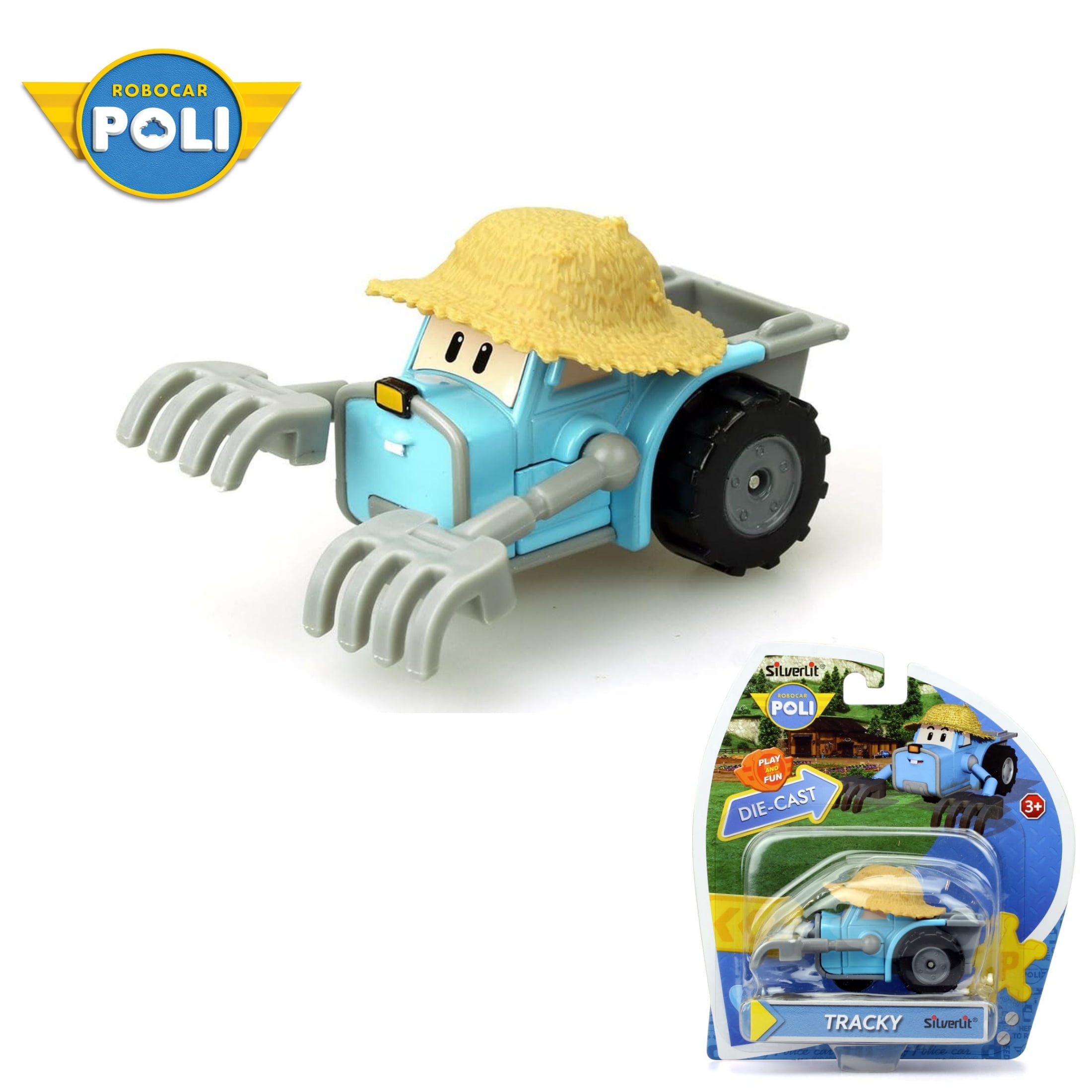 Robocar Poli,Trackey Die-Cast Toy Figure Vehicles, Ages 3 and up, Boys ...