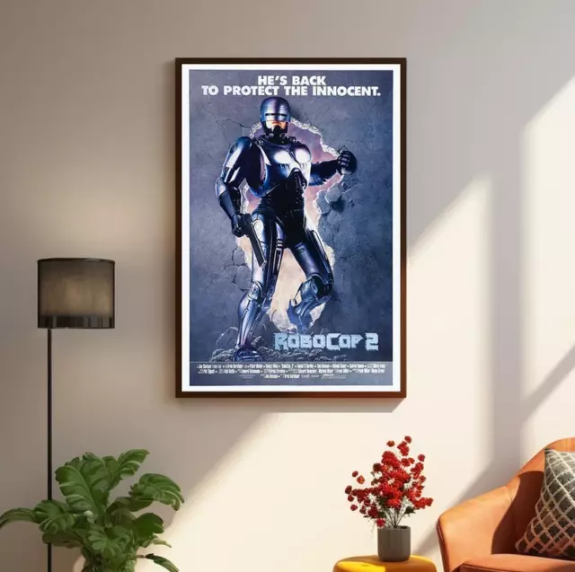 Robocop 2 (1990) Movie Poster, Robocop 2 Classic Movie Poster, Robocop ...