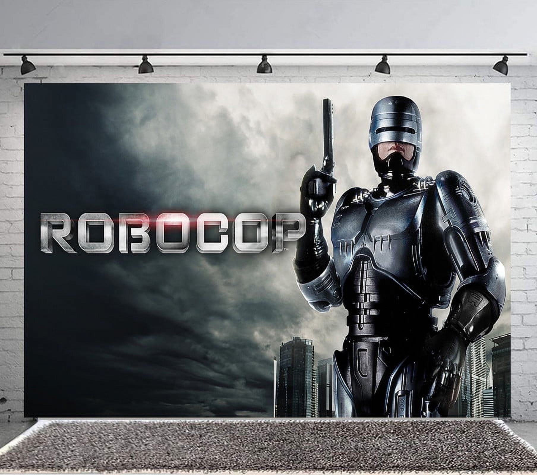 Robocop Backdrop Banner Party Supplies Poster Movie Theme Background ...