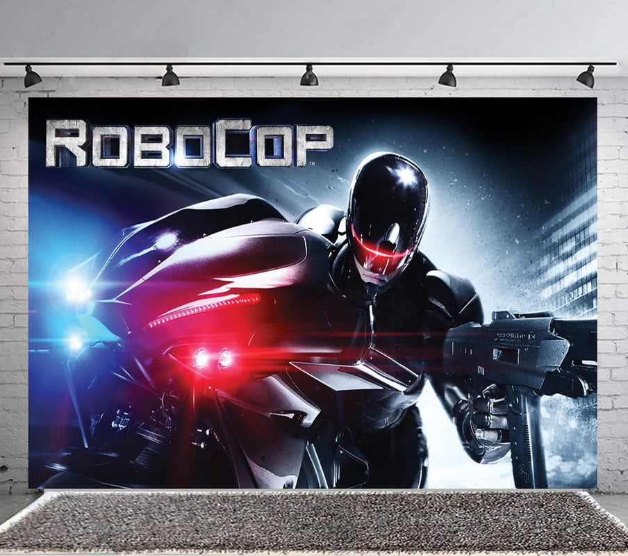 Robocop Backdrop Banner Party Supplies Poster Movie Theme Background ...