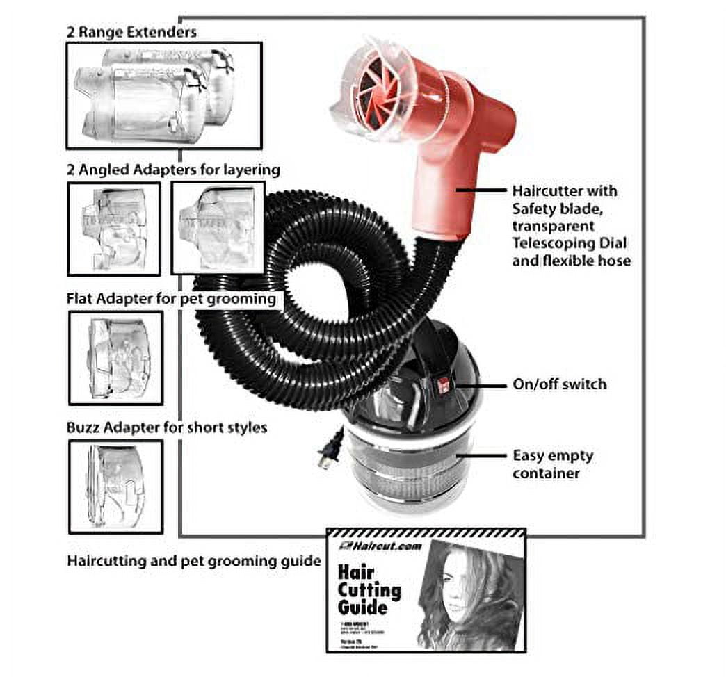 Robocut Haircut Pro-Bumblebee with Built in Vacuum Hair Cutter Clipper ...