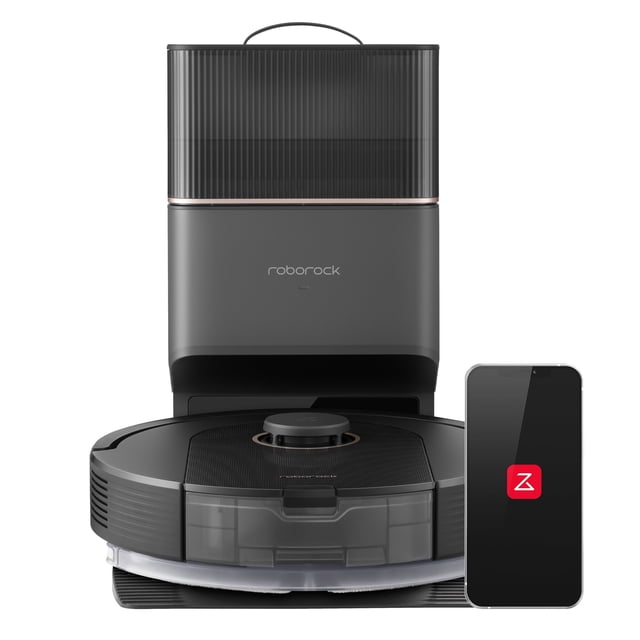 Roborock® Q5 Pro+ RoboVac with Auto-Empty Dock, Hardwood Mapping, Large ...