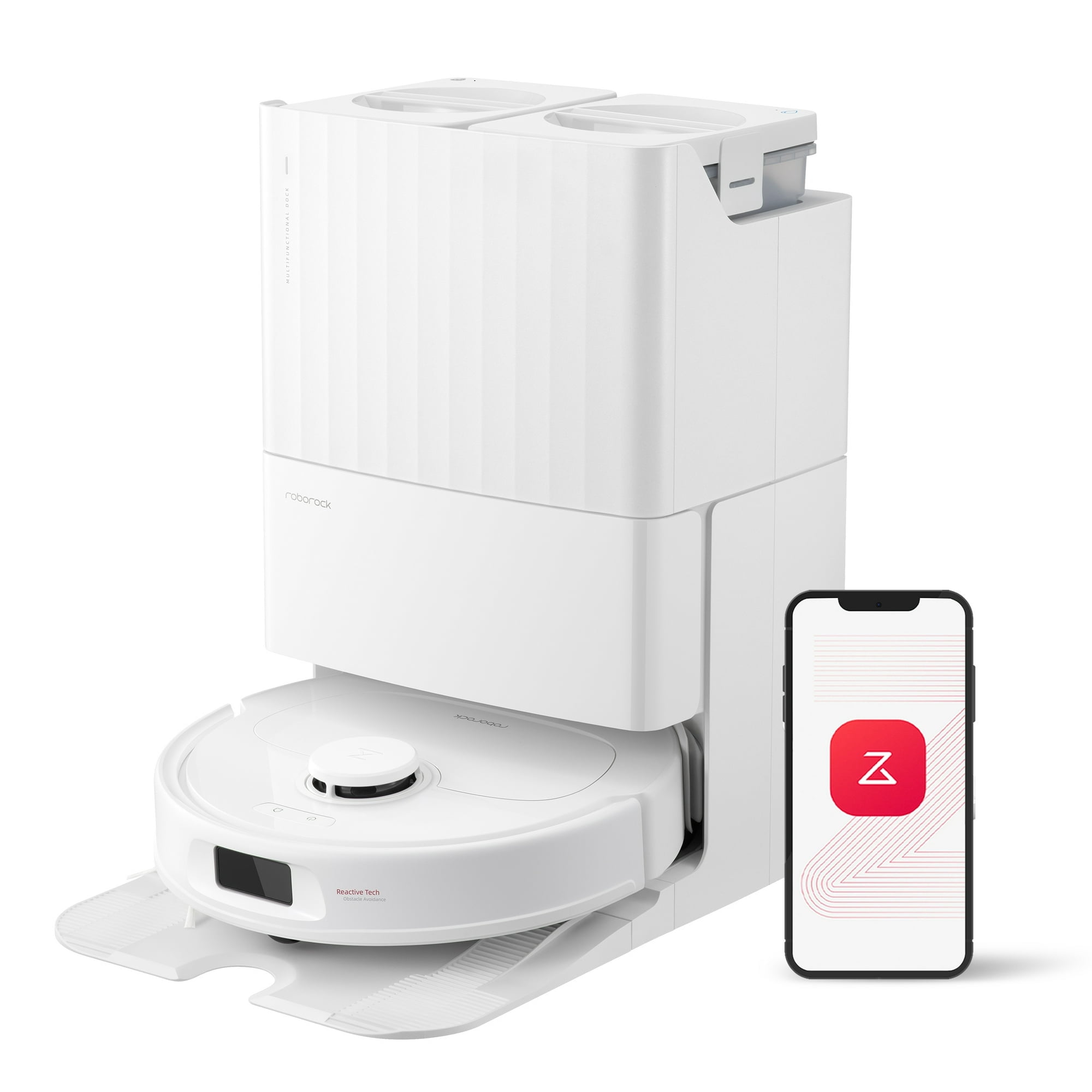 Roborock Qrevo S Robot Vacuum and Mop, Self Washing, Self Drying, Self ...