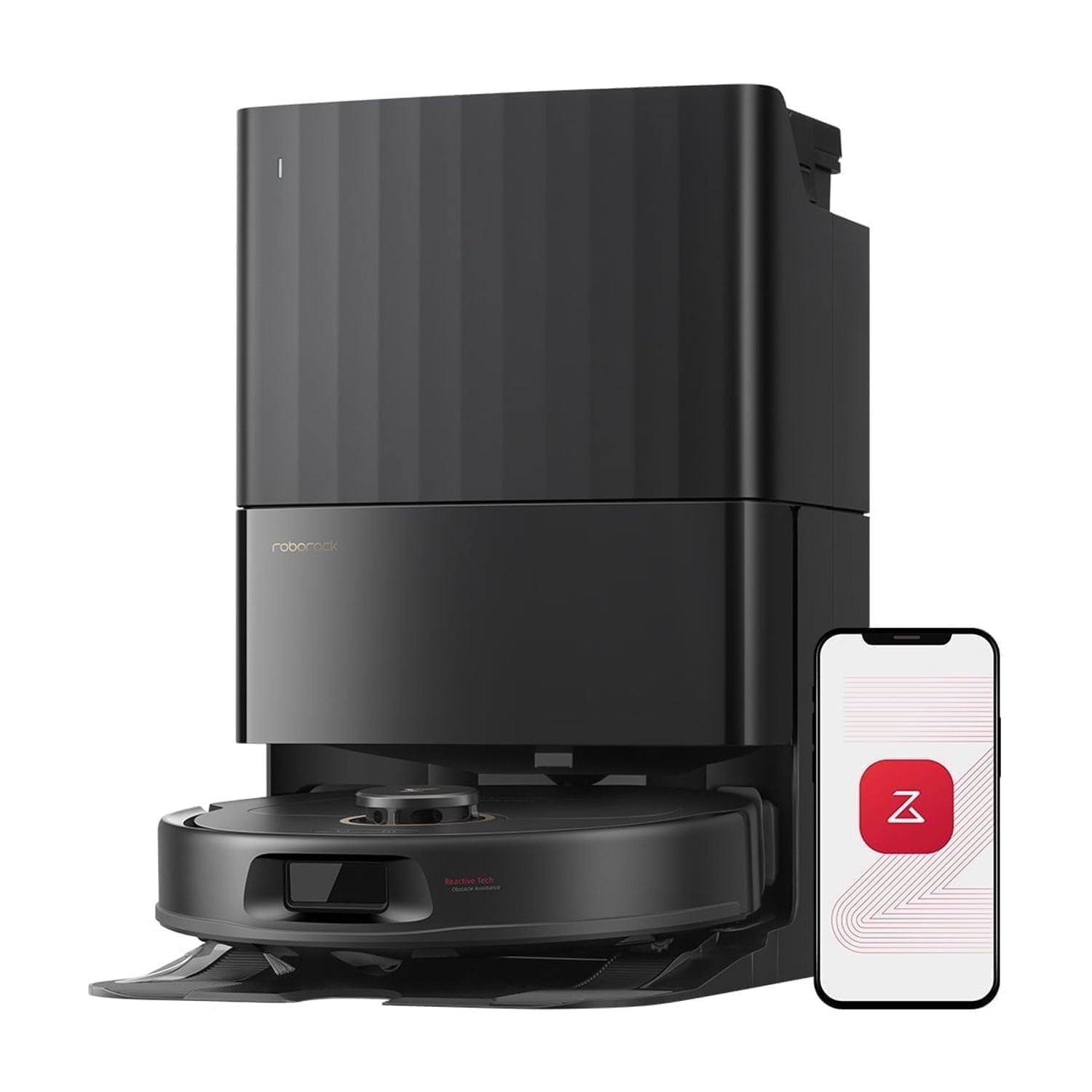 Roborock Qrevo S5V Robot Vacuum and Mop, 12000Pa Suction, FlexiArm Edge Mopping, Auto Mop ...