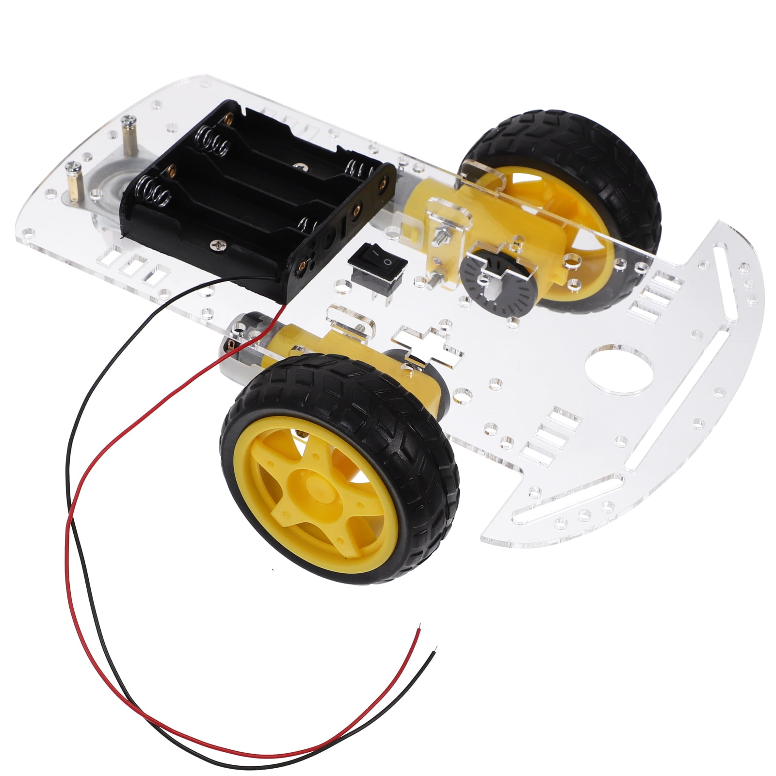 Robot 2 WD Simple Designs Easy Installation Car Chassis Kit - Walmart.com