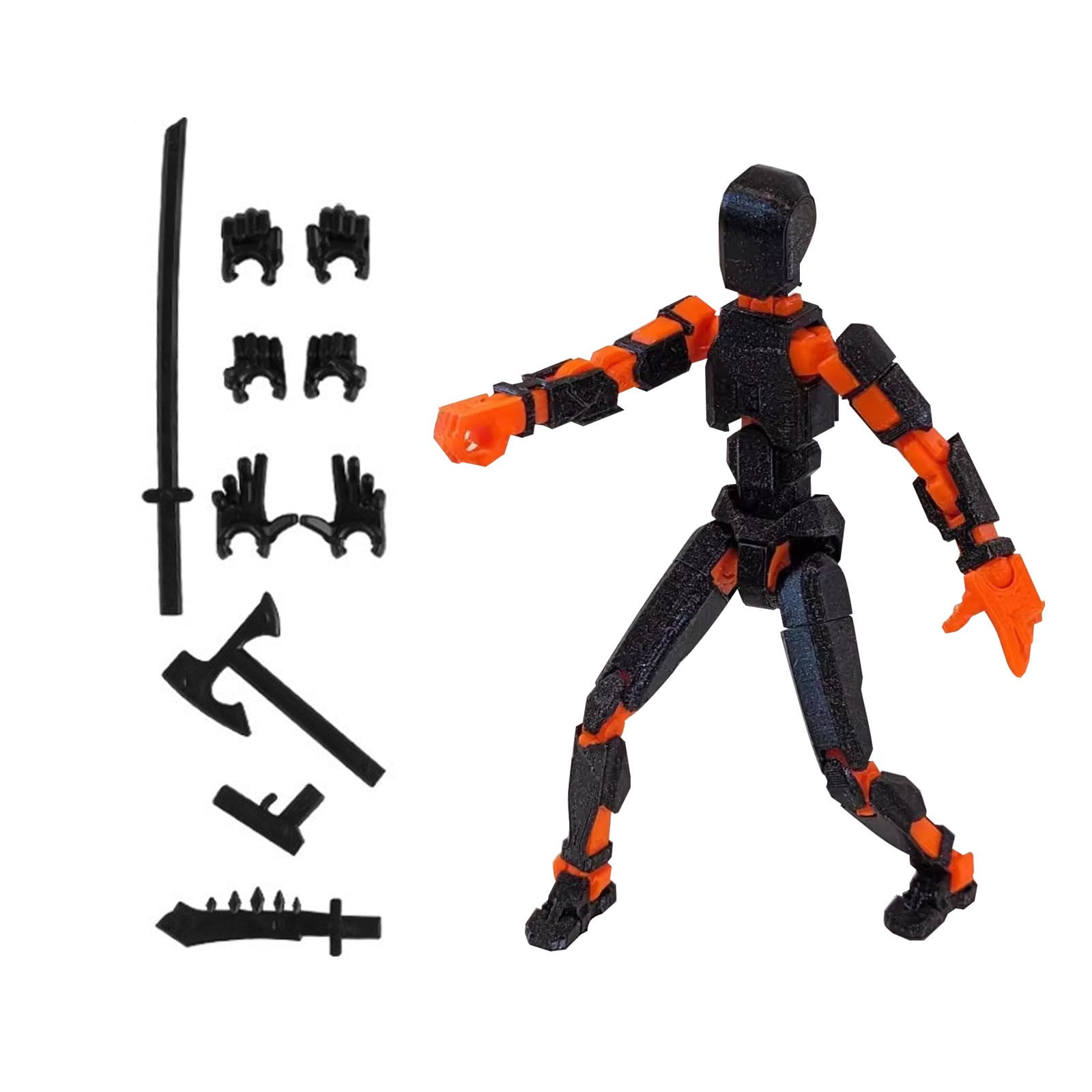 Robot Action Figure,Mobile Doll Set,3D Printed Titan Robot Mobile Doll ...