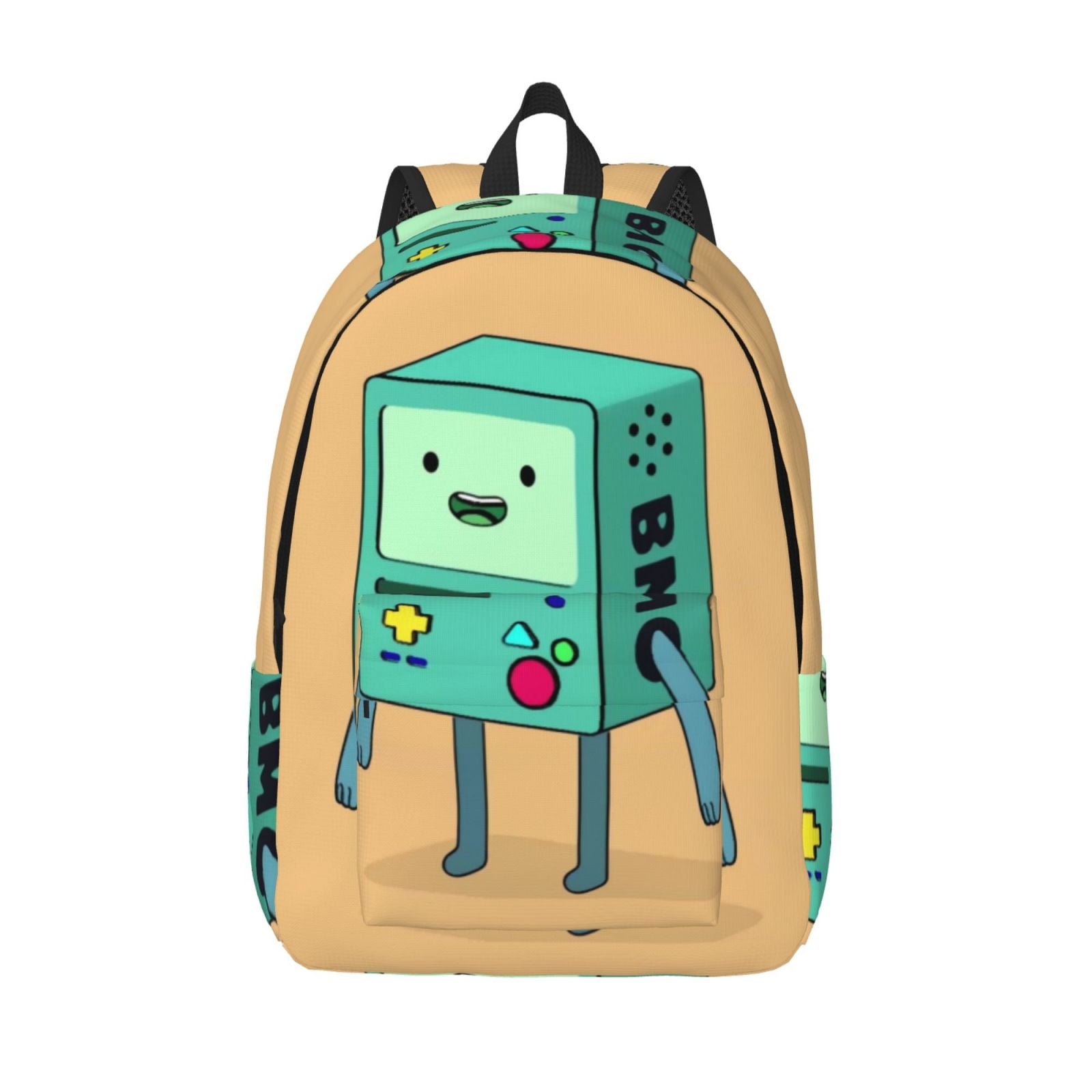 Robot Adventure Time Backpack Unisex Daypack Student Schoolbag Satchel ...