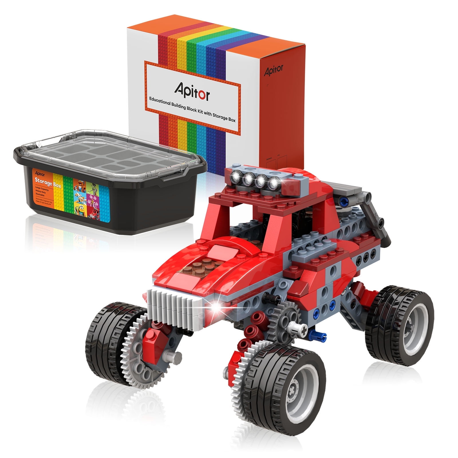 Apitor Robot B STEM Kits - Includes Large Storage Organizer, 8 in 1 ...