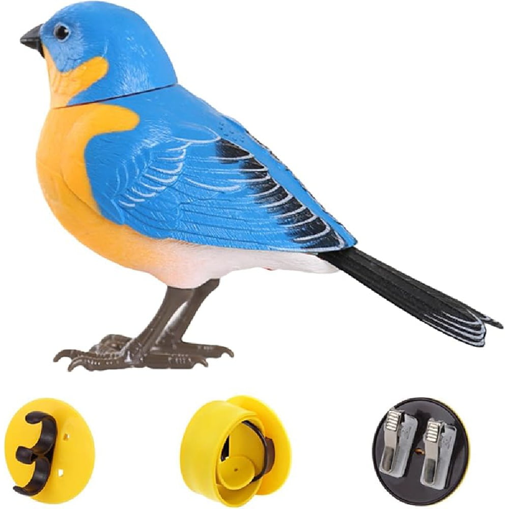 Robot Bird, Electric Singing and Chirping Bird Toy, Simulate The ...