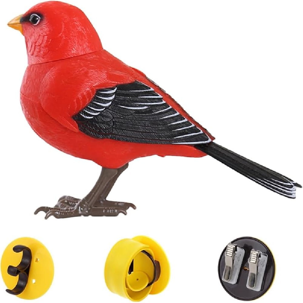 Robot Bird, Electric Singing and Chirping Bird Toy, Simulate The ...