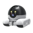 Robot Camera on Wheels 1080P Dual Lens, Indoor Movable Security Camera ...