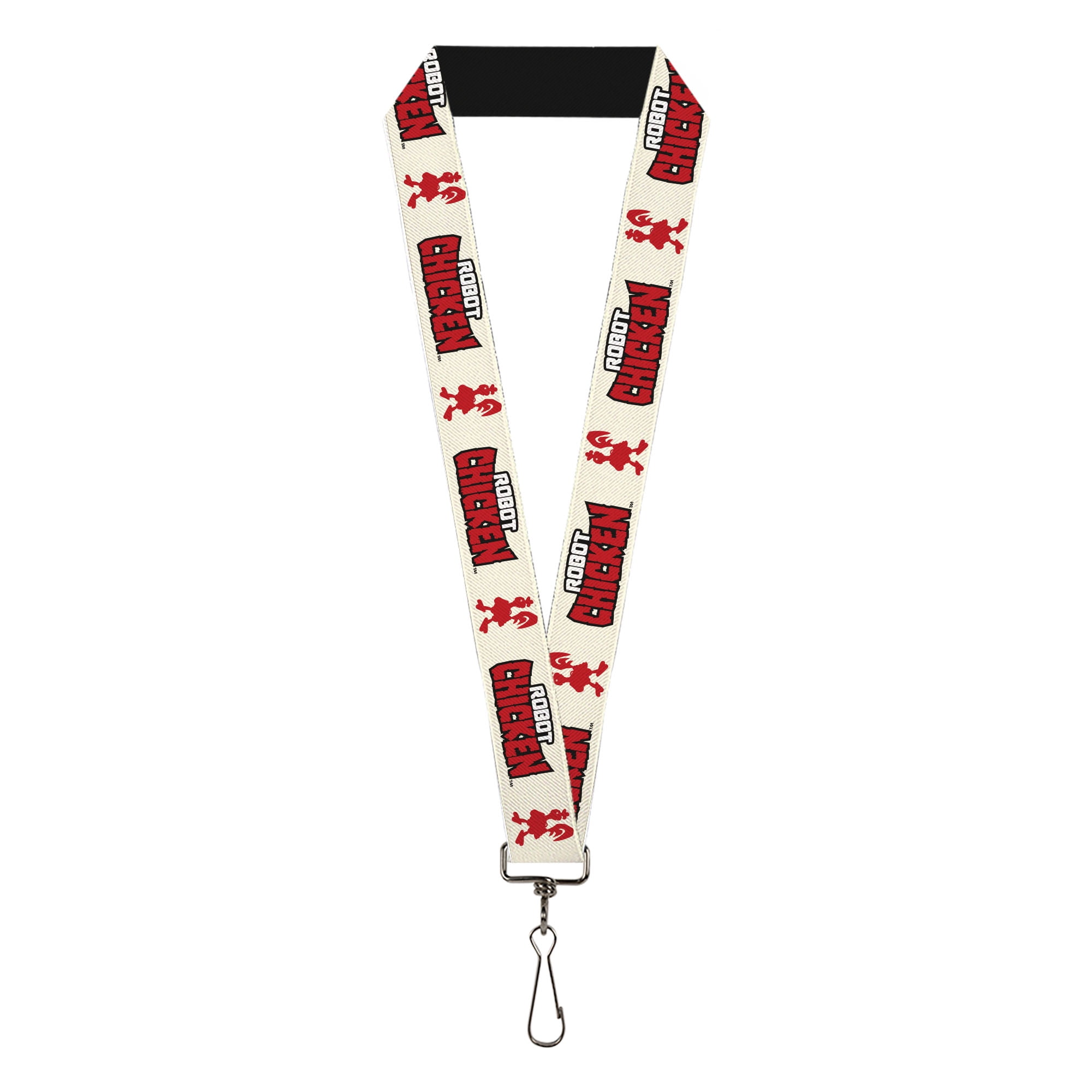 Robot Chicken Lanyard, Robot Chicken Silhouette Chicken and Title Logo ...