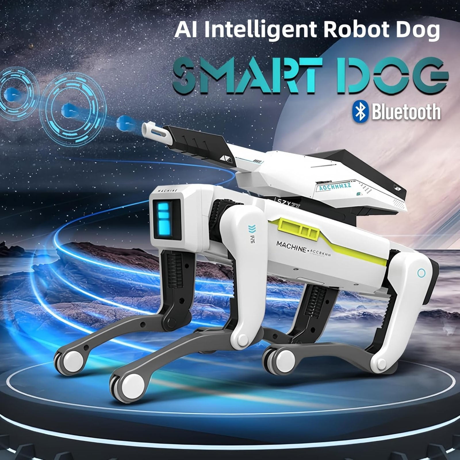 Robot Dog 2.4 Remote Dog AI Voice Can Be Connected To Cell Phone Bluetooth Will Dance ...