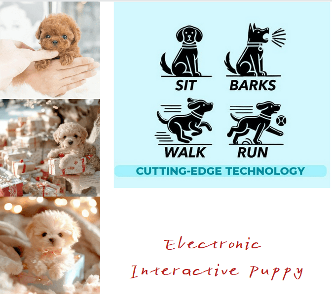 Robot Dog, 2025 New Realistic Robotic Dogs, Robot Puppy That Acts Like ...