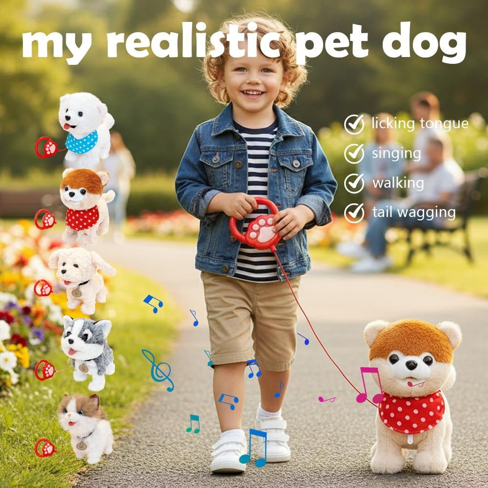 Robot Dog for Kids, Interactive Robotic Puppy with Touch Sensor & Voice ...