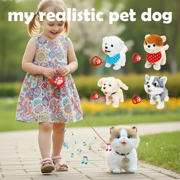 Robot Dog for Kids, Interactive Robotic Puppy with Touch Sensor & Voice ...