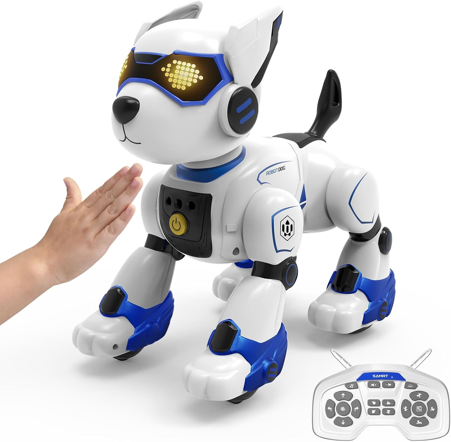 Robot Dog for Kids, Smart Voice Interactive Robot Toys with Gesture & Touch Sensing,80Mins ...