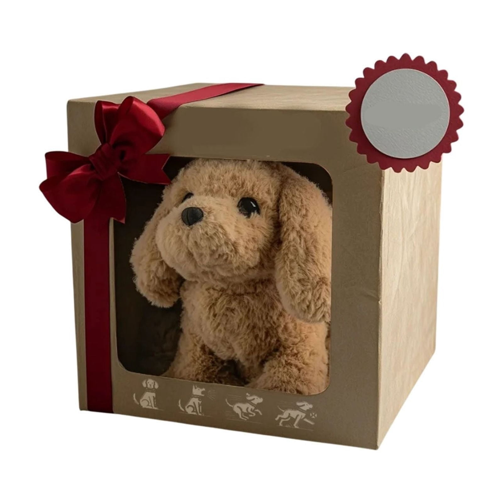 Robot Dog Plush Toy Puppy Electronic Interactive Dog - Walking, Barking ...