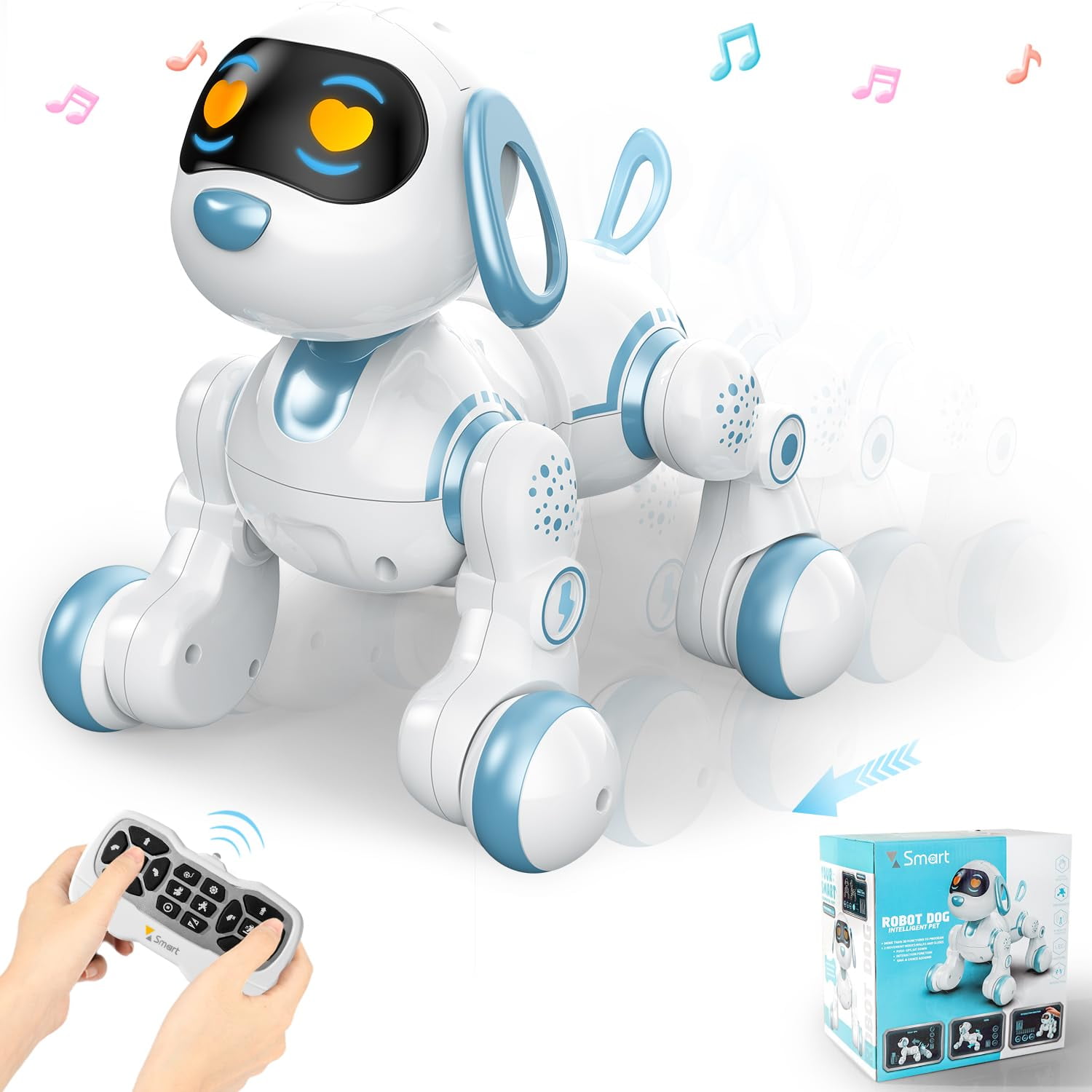 Robot Dog, Remote Control Dog Robot for Kids with Head Touch Sensing ...