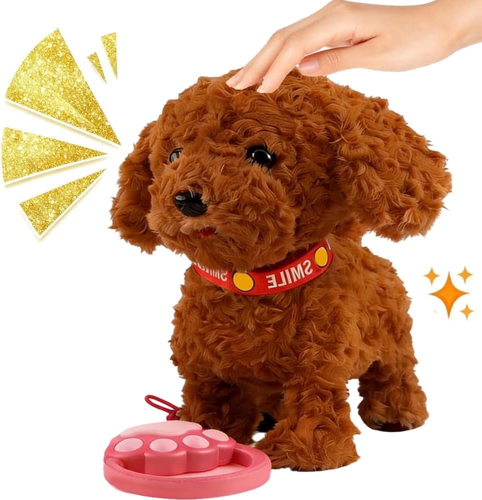 Robot Dog, Robot Dogs Realistic, Interactive Walking Plush Puppy Toy ...