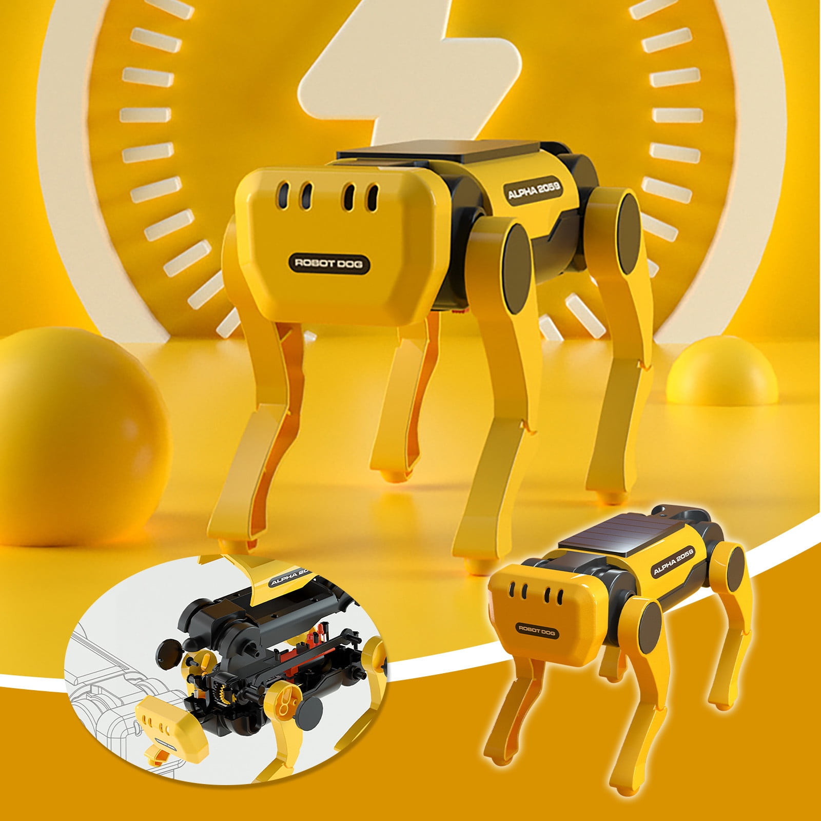 Robot Dog Toys - Solar Robot Toys for Kids, Science Educational Toys ...