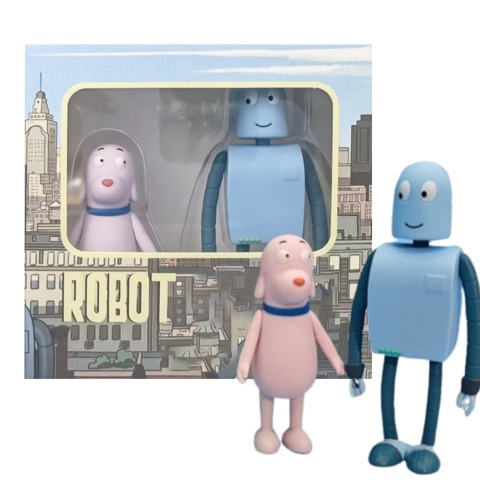 Robot Dreams Duo: Dog & Robot Action Figures Set Inspired by the Movie ...