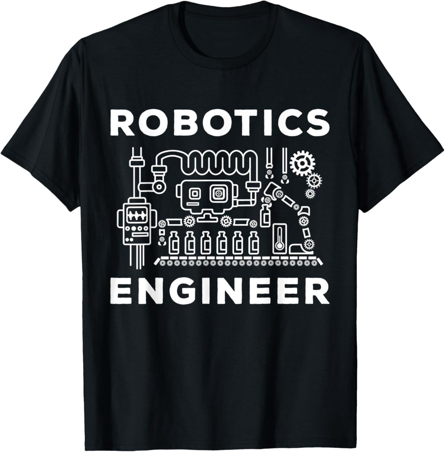 Robot Engineer - Mechanical Engineering Autonomous System AI T-Shirt ...