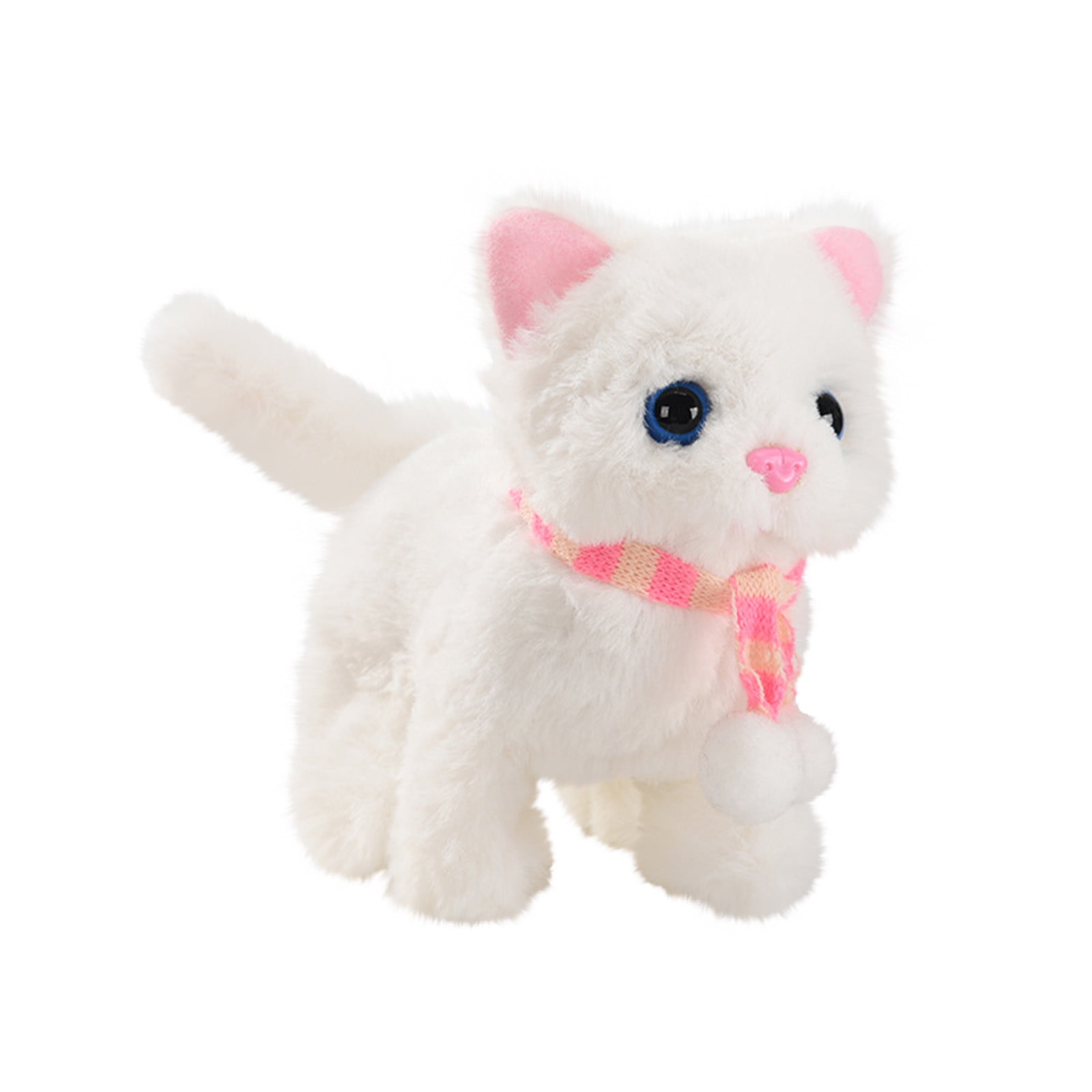Robot Interactive Stuffed Pet Dog Toy –Walking, Barking, Tail Wagging ...