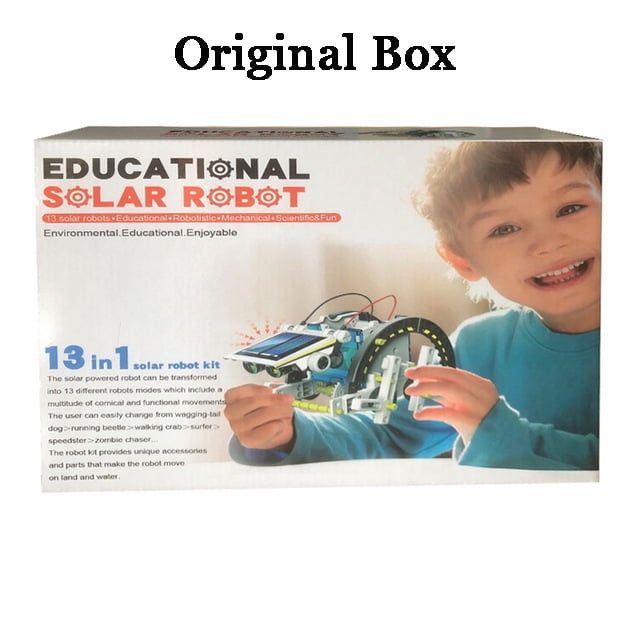 Robot Kit 13 in 1 Educational DIY Assembly Creation Toy Science Solar ...