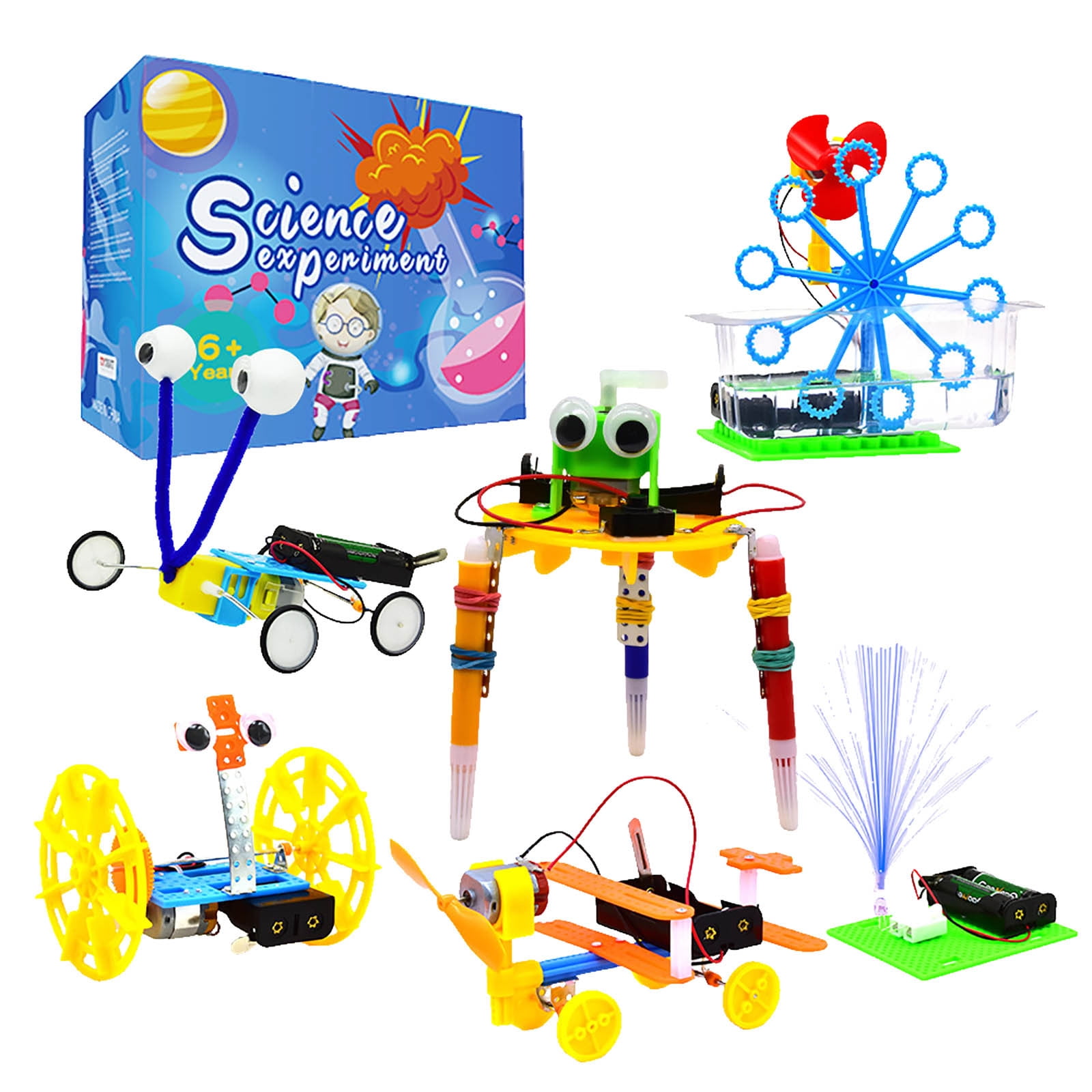 Robot Kit for Kids Learning Electronic Science Experiment Project DIY ...