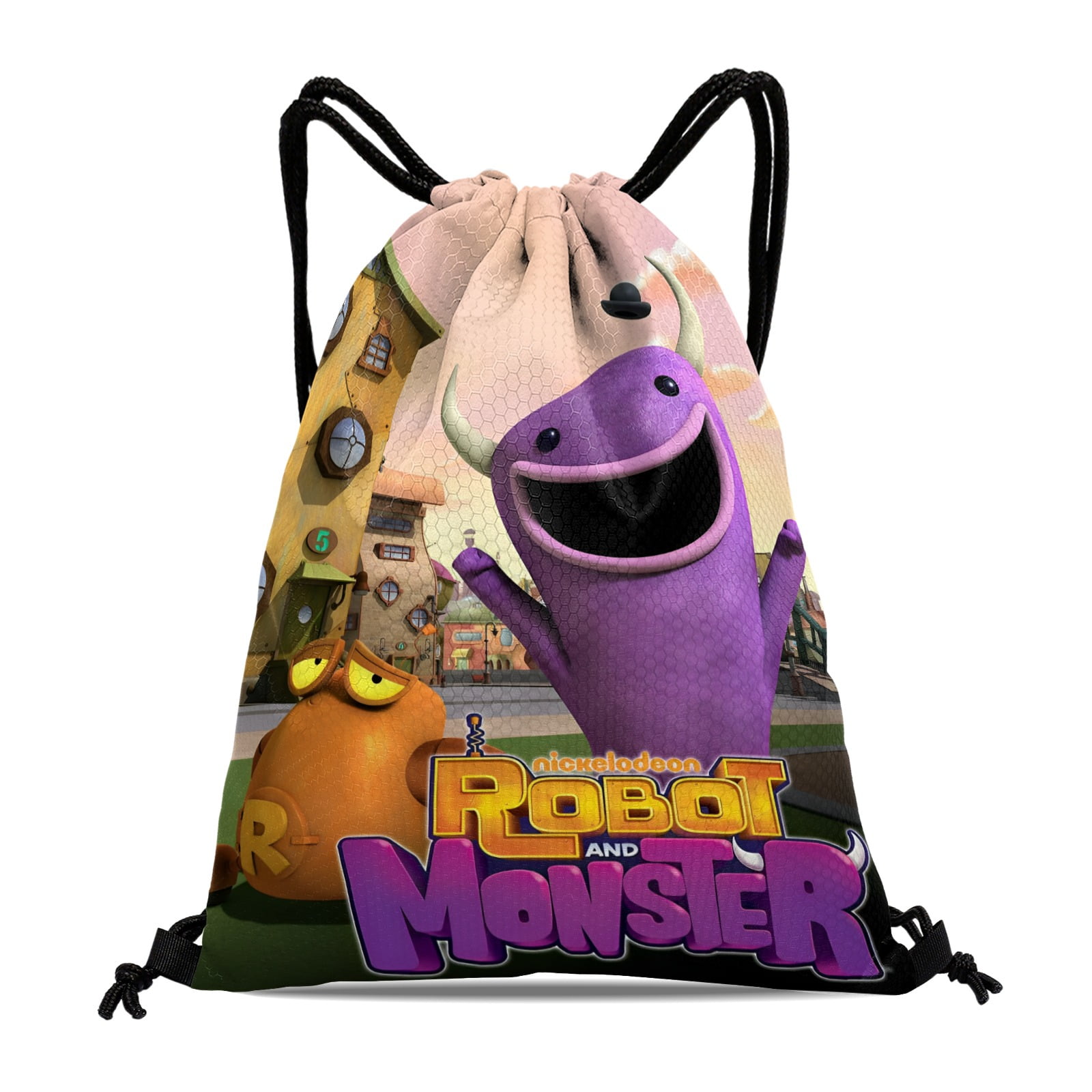 Robot Monster canvas Tote Bag for Women Aesthetic Cute Cat Shopping ...