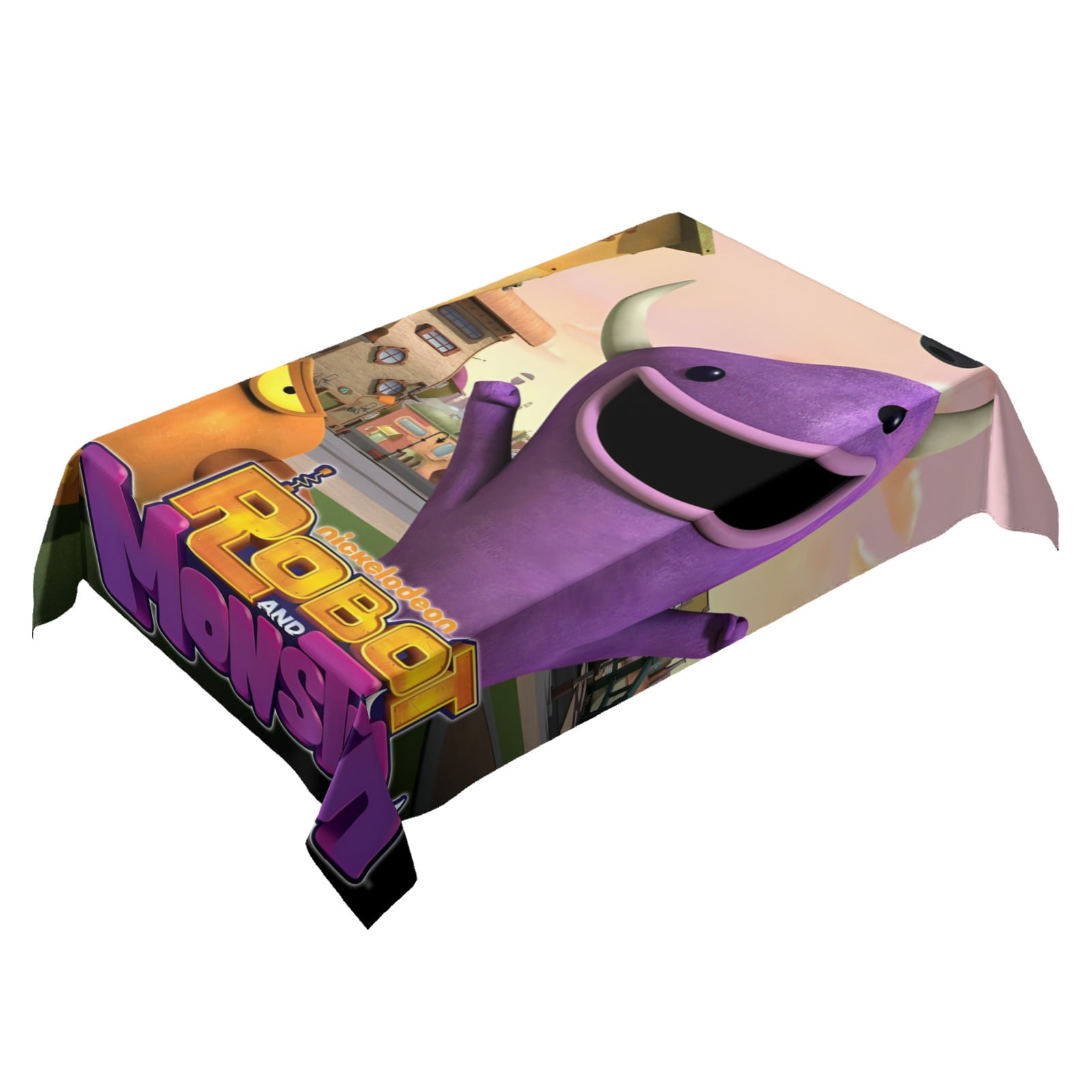Robot Monster square tablecloth has an iconic print, fits most tables ...