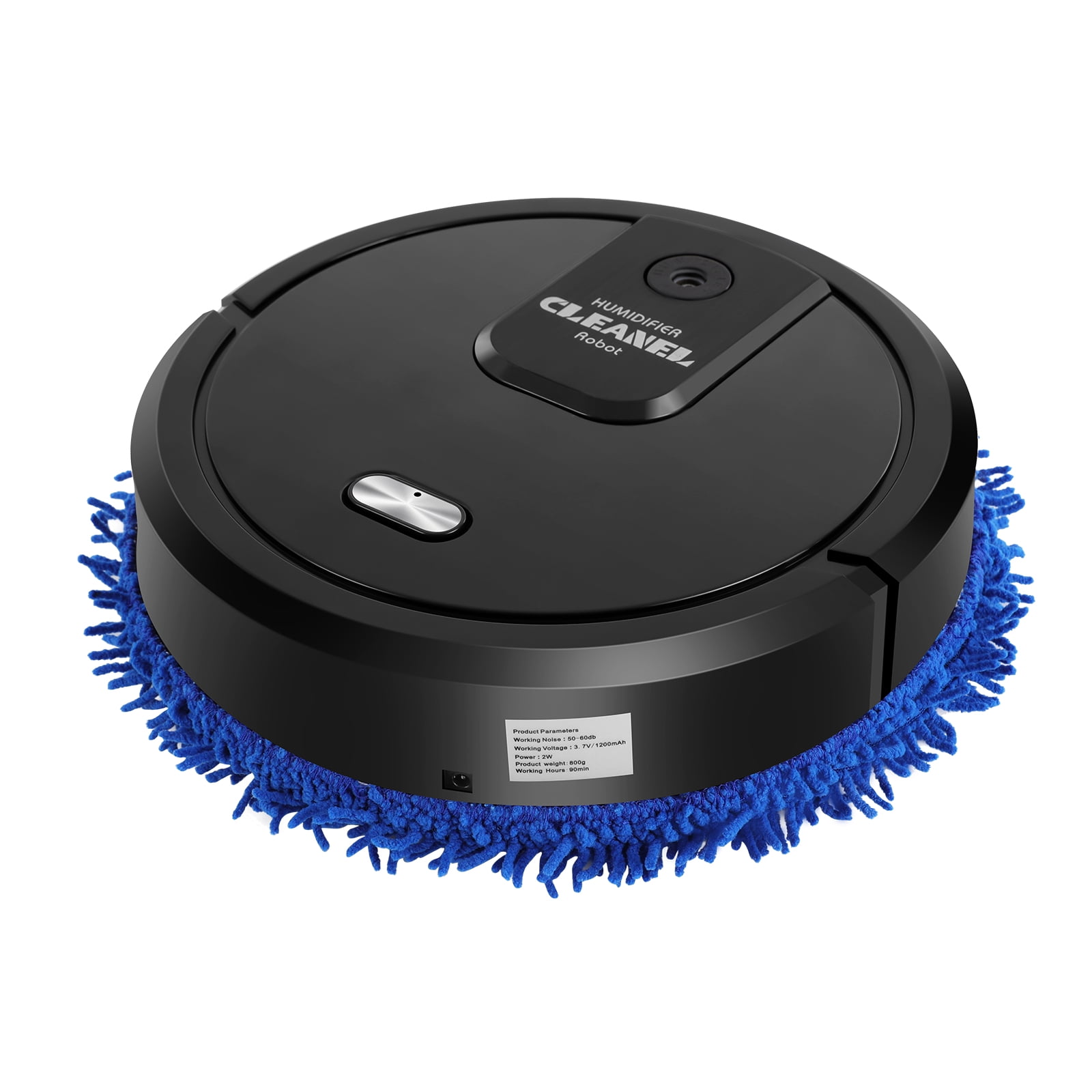 Robot Mop, 60min Cleaning, 360° Full-Surround Wipe Smart Robot Vacuum ...