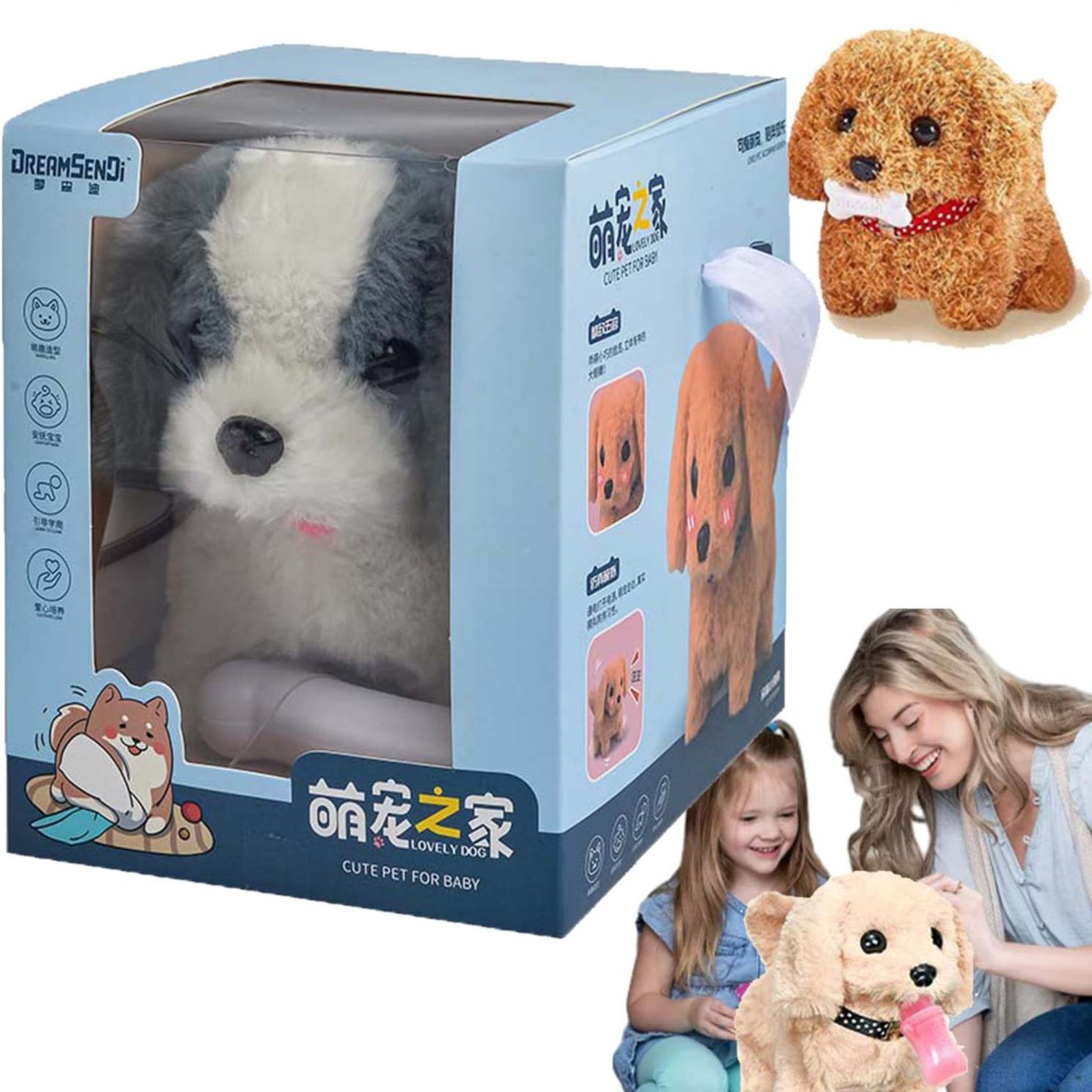 Robot Puppy – My Realistic Robotic Puppy – Interactive Plush Toy for ...