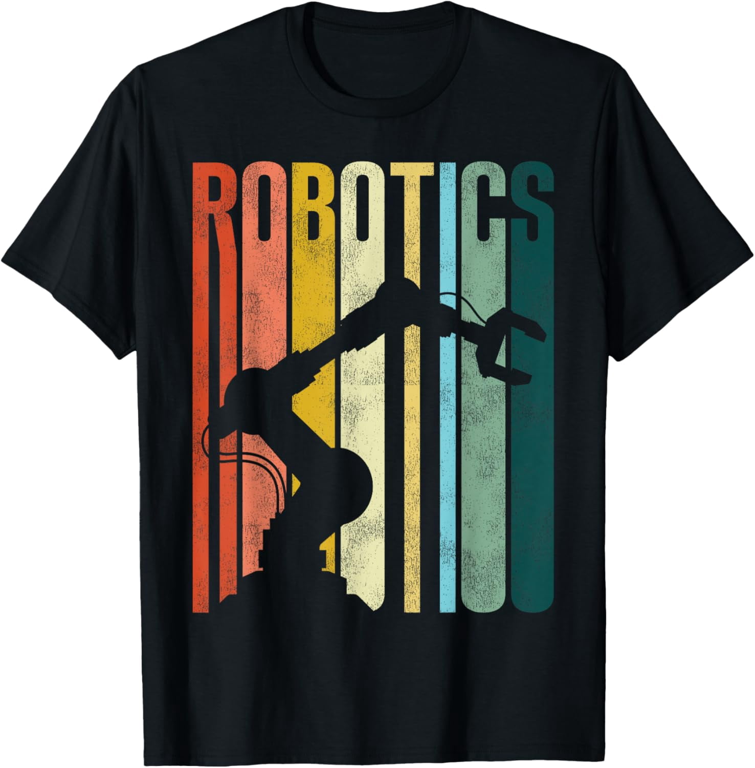 Robot Robotics Engineer Retro Vintage Robotics T-Shirt - Walmart.com