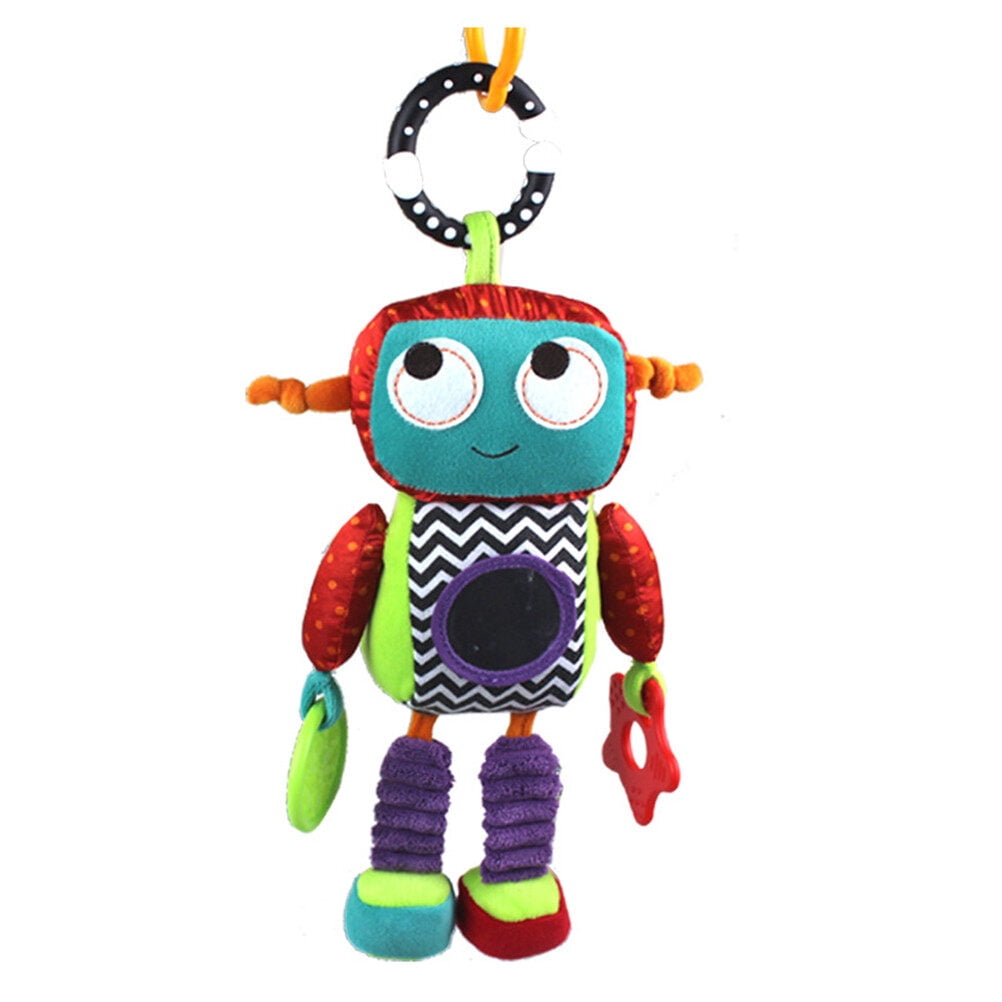 Eease Robot Cartoon Hanging Toy with Molar Rod for Stroller Swing ...