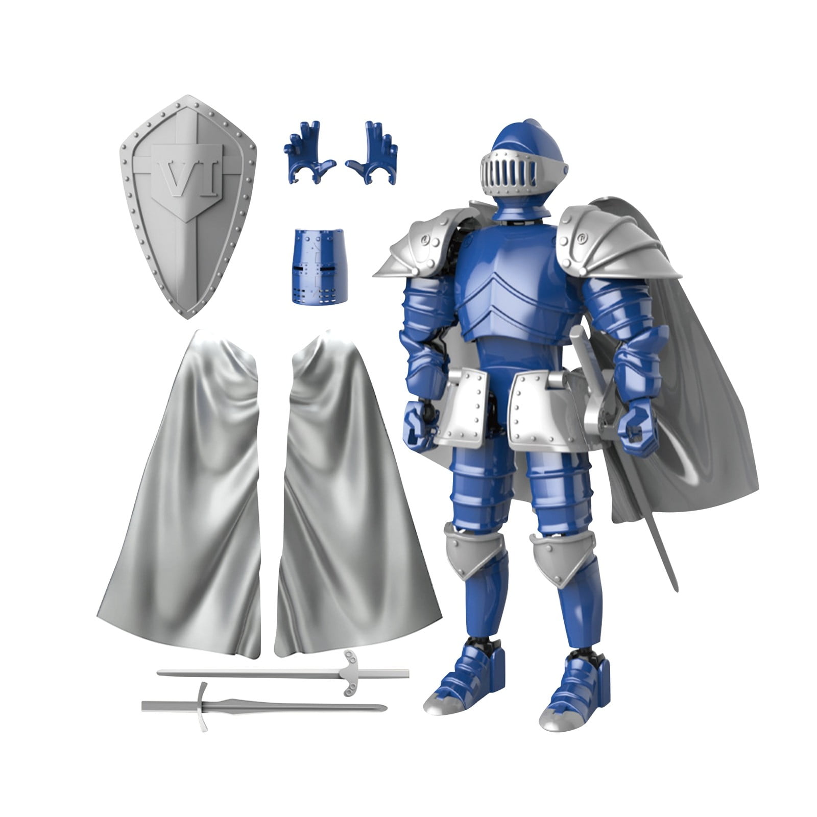 Robot T13 Action Figure Model 13 Medieval Knights Multi-Joint Movable ...